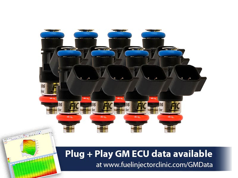 1000cc (100 lbs/hr at OE 58 PSI fuel pressure) FIC Fuel Injector Clini ...