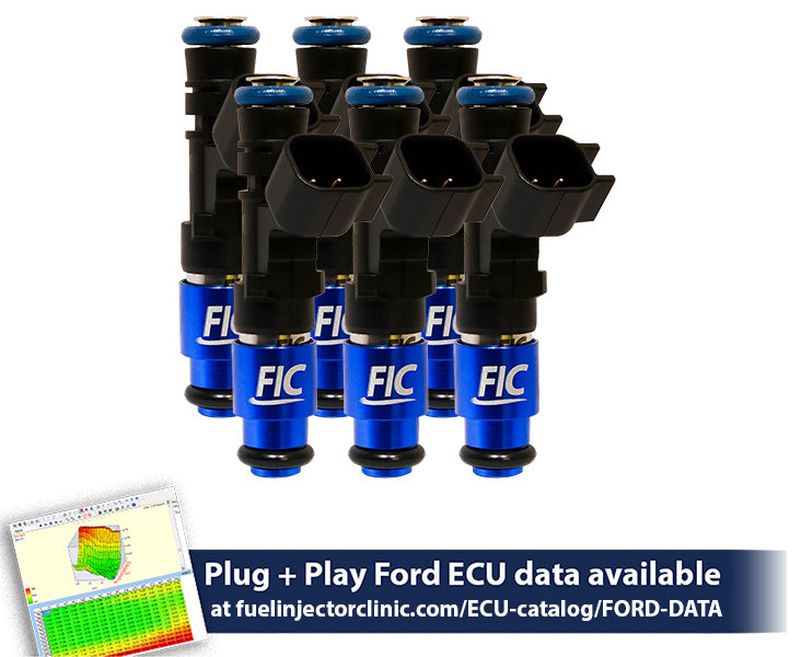 1000cc (95 lbs/hr at 43.5 PSI fuel pressure) FIC Fuel Injector Clinic